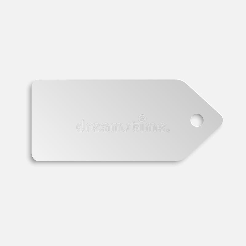 Blank Sale Tag Isolated on White Background. for Your Design Stock ...