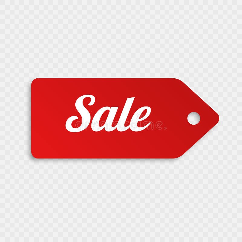 Blank Sale Tag Isolated on White Background. for Your Design Stock ...