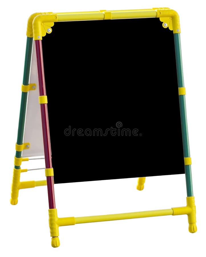 Blank sandwich board sign stock illustration. Illustration of panel ...