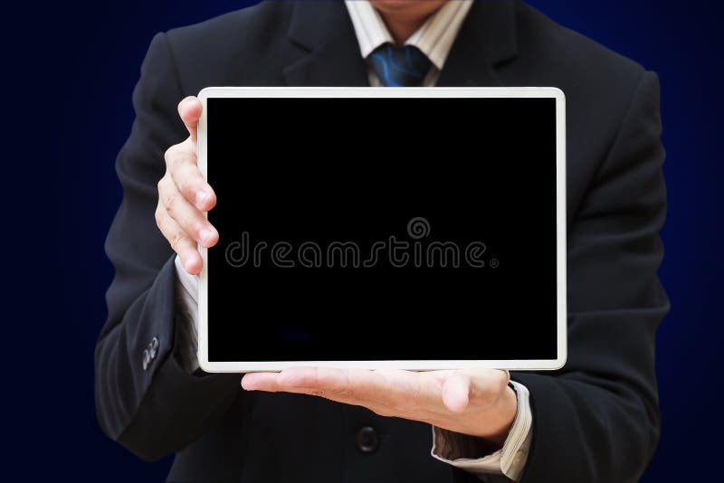 Blank screen stock image. Image of communicate, person - 24642751