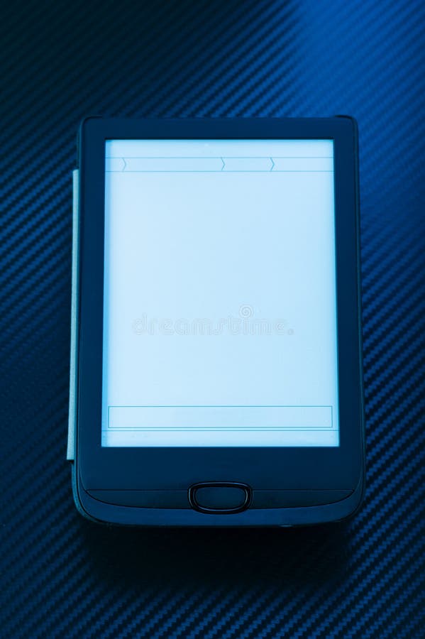 Blank Screen Book. Preparation for Text or Advertising. Blank Page of a ...