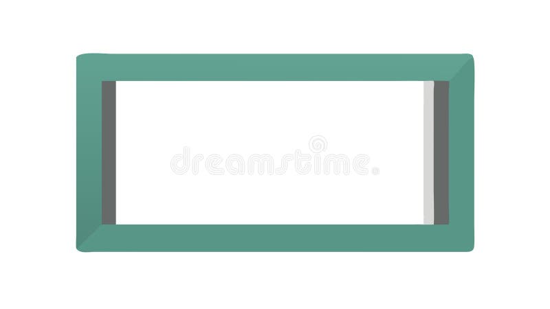 Blank Screen Rectangle Display Icon, Vector Design Generative AI Stock ...