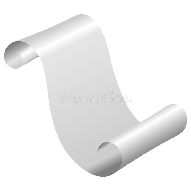 Silver Scroll Banner stock vector. Illustration of gold - 60041923