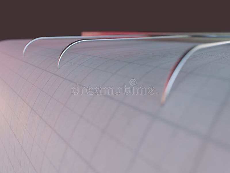 Blank Seismograph stock illustration. Illustration of detect - 260796808