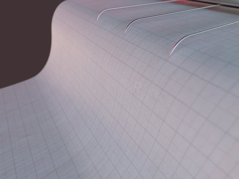 Blank Seismograph stock illustration. Illustration of detect - 260796853