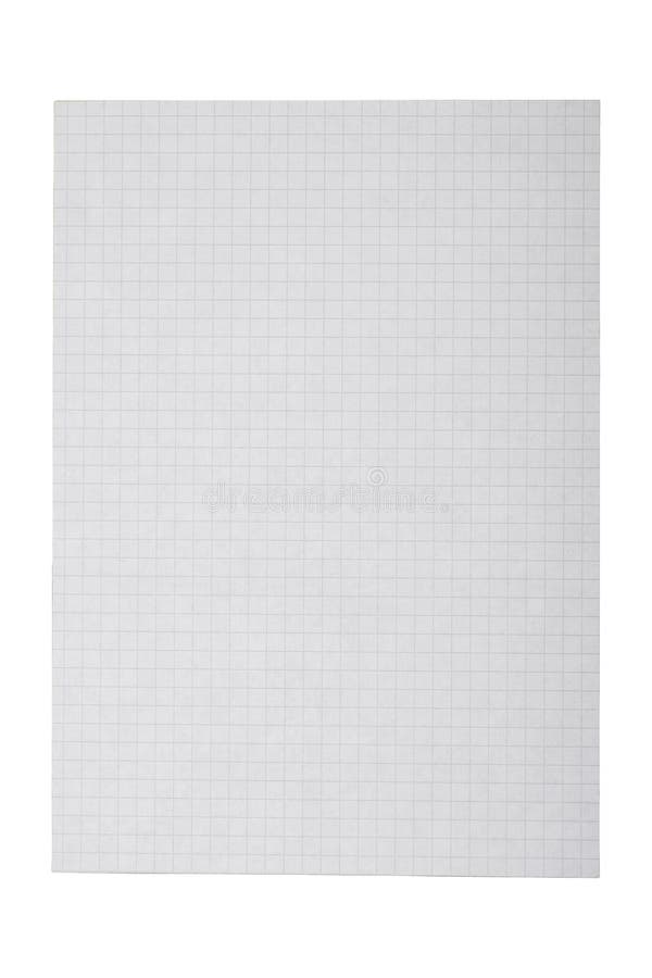 Blank Sheet of Graph Paper with Square Grid Pattern Stock Illustration - Illustration of empty ...