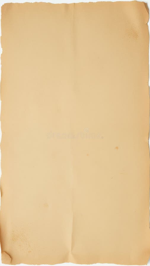 A Blank Sheet of Old Paper with a Vintage Look Stock Illustration ...