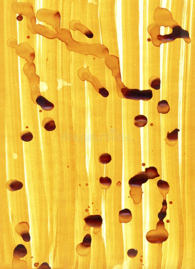 Blank Sheet of Old Paper Yellow with Brown Spots Stock Photo - Image of ...