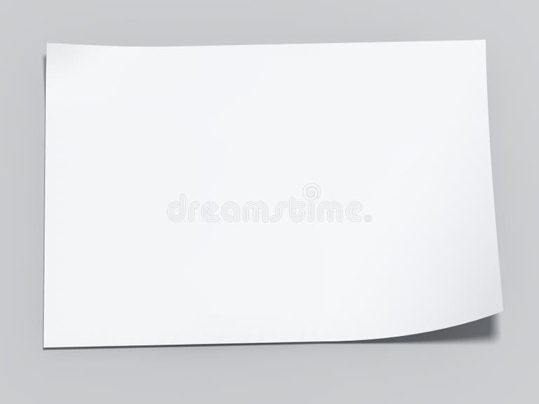 Blank Clean Paper Sheet Stock Illustrations – 50,874 Blank Clean Paper ...