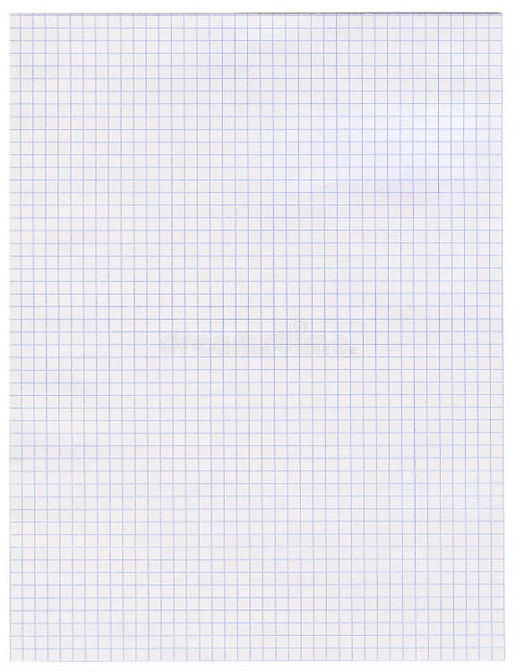 A Blank Sheet of Paper in a Box Torn from a Notebook in Mathematics ...