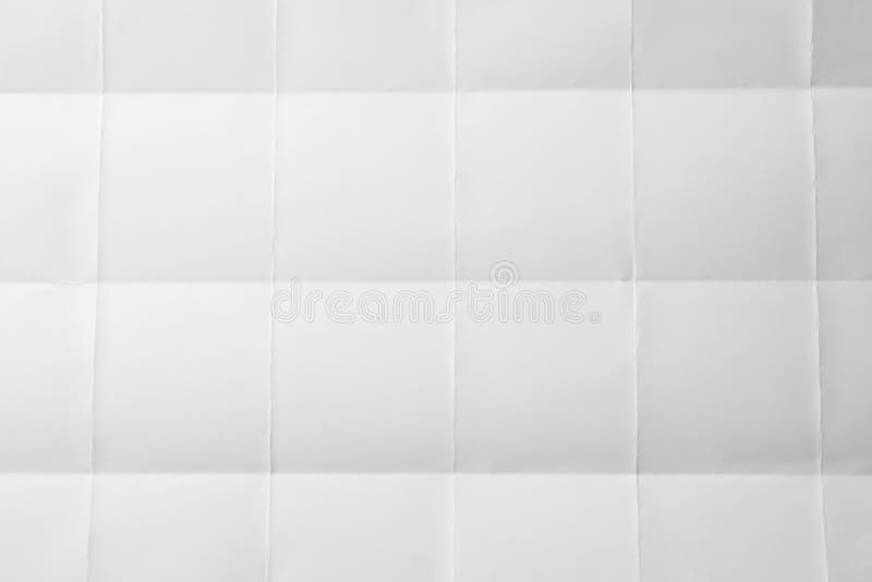 Blank Sheet of Paper with Creases As Background, Closeup Stock Image ...