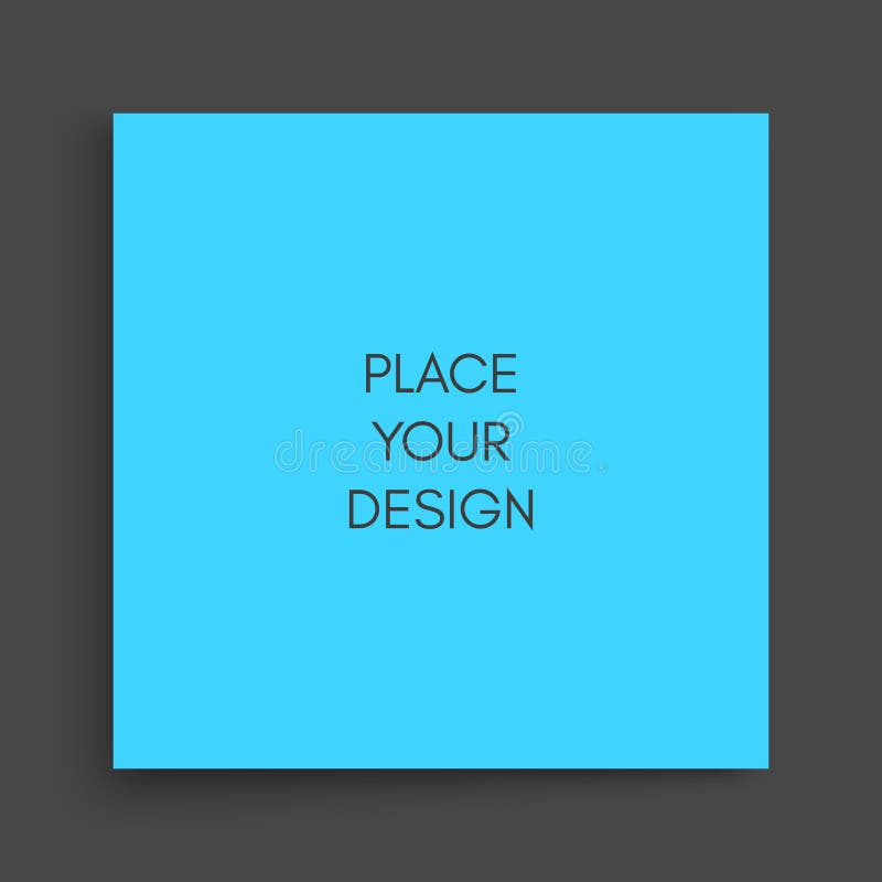 Blank Sheet of Paper. Element for Advertising and Promotional Message ...