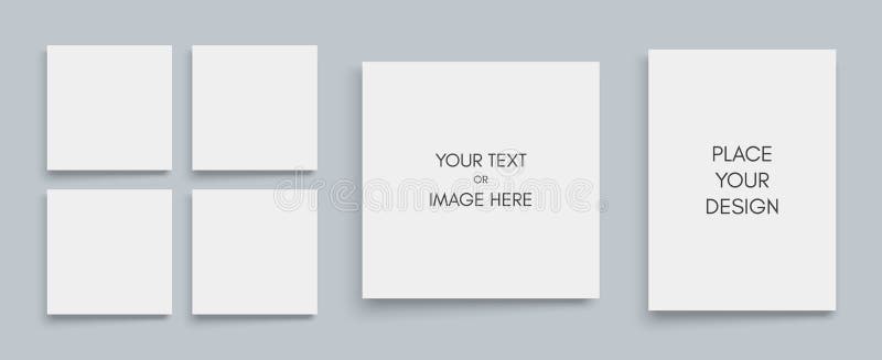 Blank Sheet of Paper. Element for Advertising and Promotional Message ...