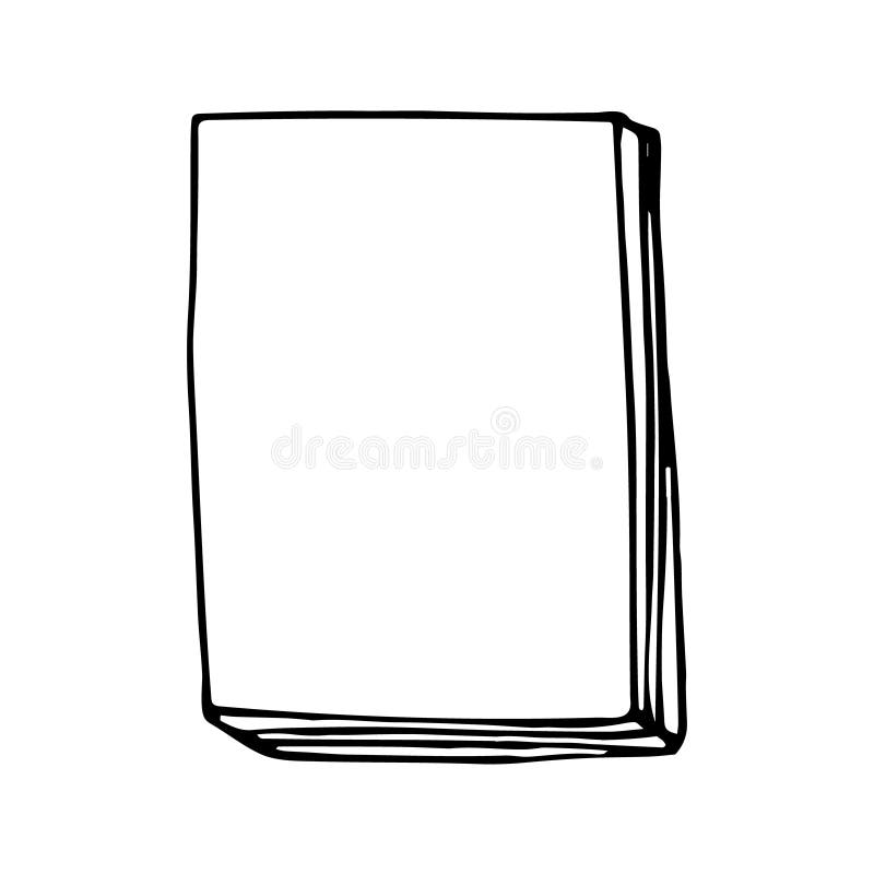 Blank Sheets for Notes Stack. Notepad Page. Vector Illustration Hand ...