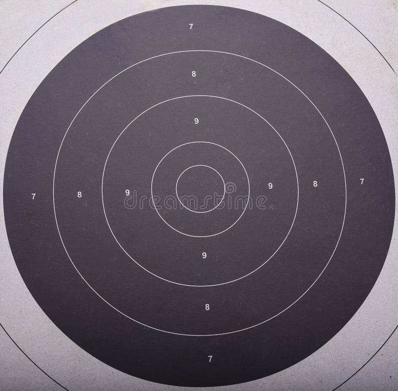 Blank shooting target stock image. Image of concept - 144288237