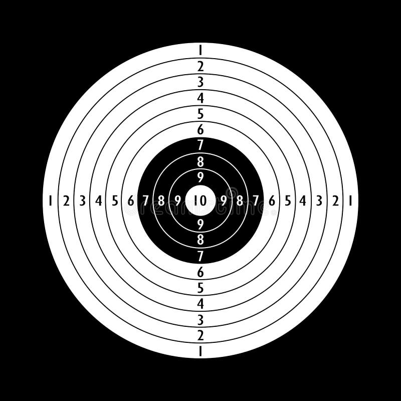 Blank Gun Target Paper Shooting Target Blank Target Background Target ...