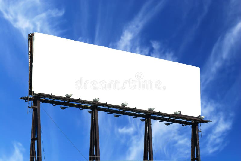 Blank sign stock image. Image of business, large, board - 10654053