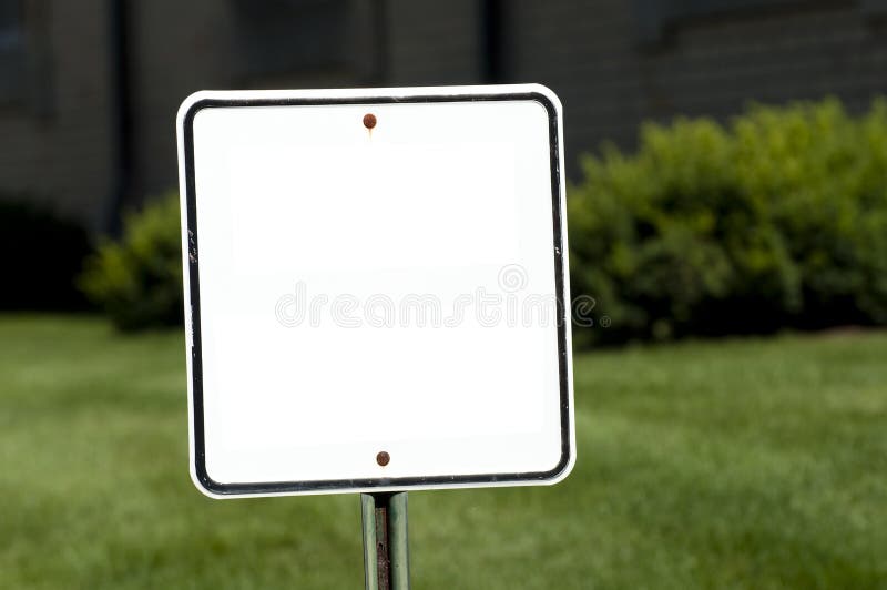 Blank Sign stock photo. Image of road, blank, copy, empty - 10754766