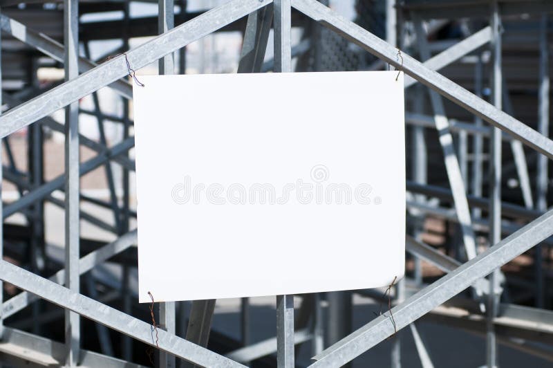 Blank sign stock image. Image of communication, grandstand - 13305163