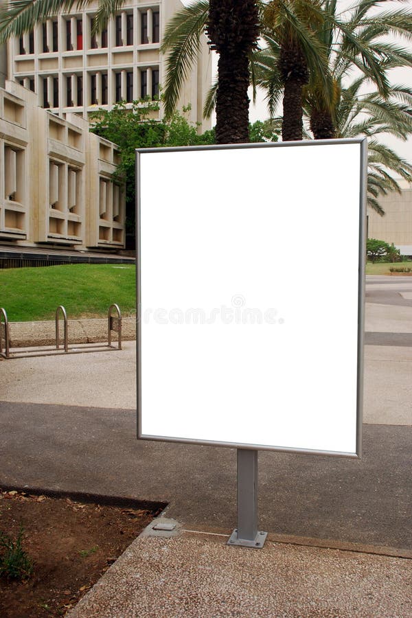 Blank sign stock photo. Image of banner, advertise, commercial - 14490704