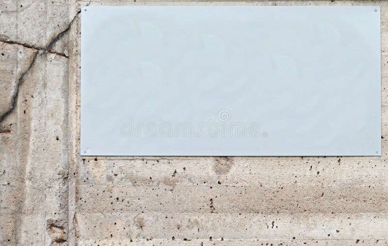 Blank sign stock photo. Image of building, media, metallic - 20658718