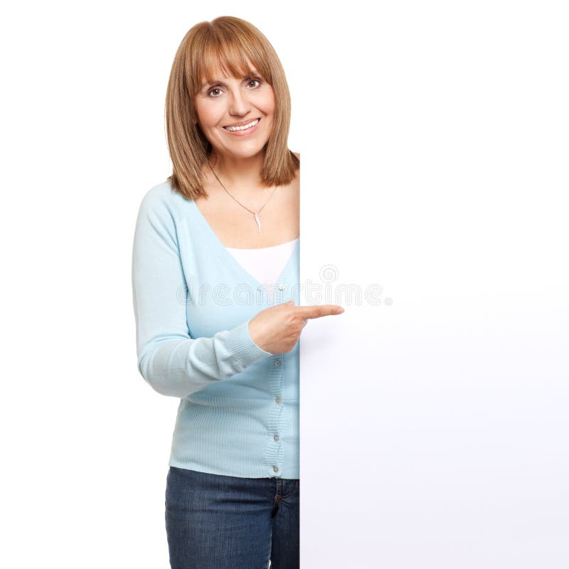 Blank sign stock photo. Image of finger, advertisement - 24422194