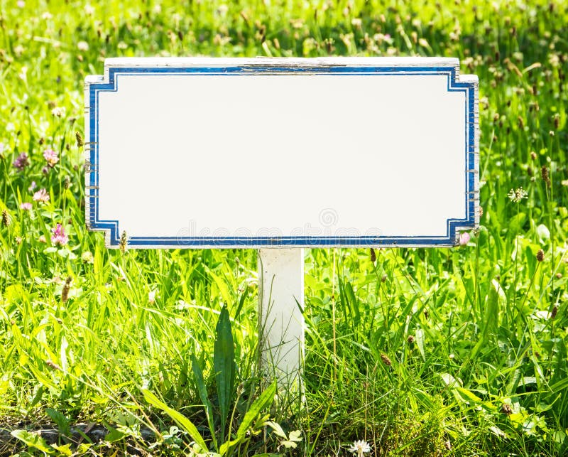 Blank sign stock image. Image of bright, classic, outdoors - 28871141