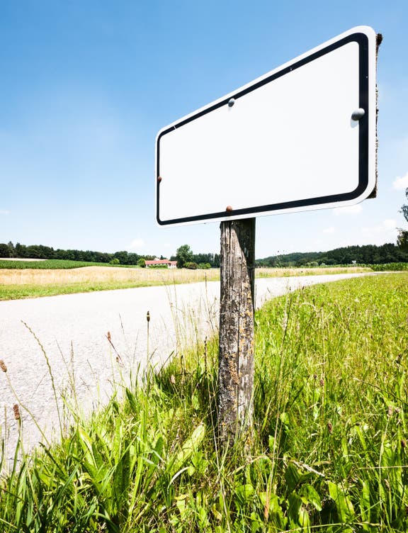 Blank sign stock photo. Image of land, metal, clear, sign - 29135434