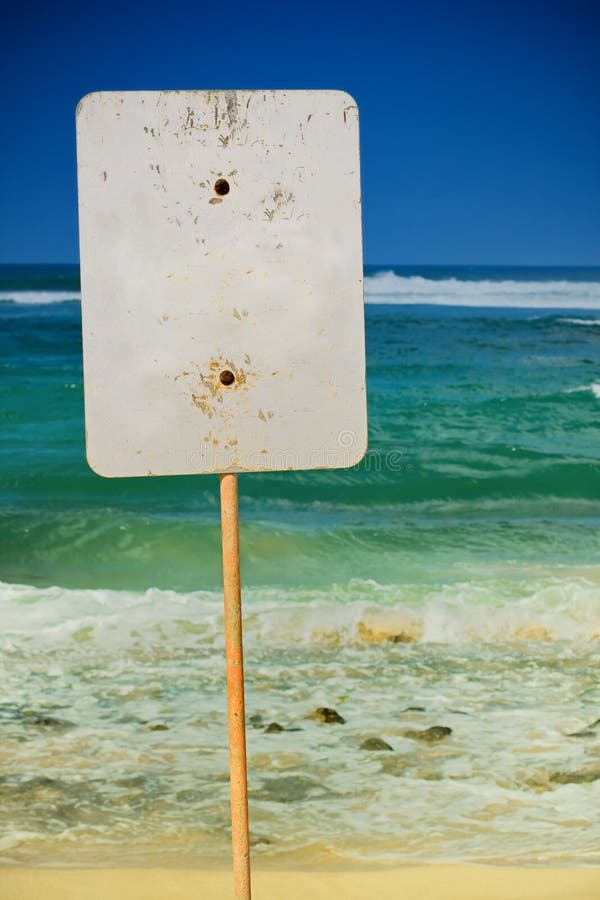 Blank sign stock image. Image of outdoor, rocks, shore - 5386003