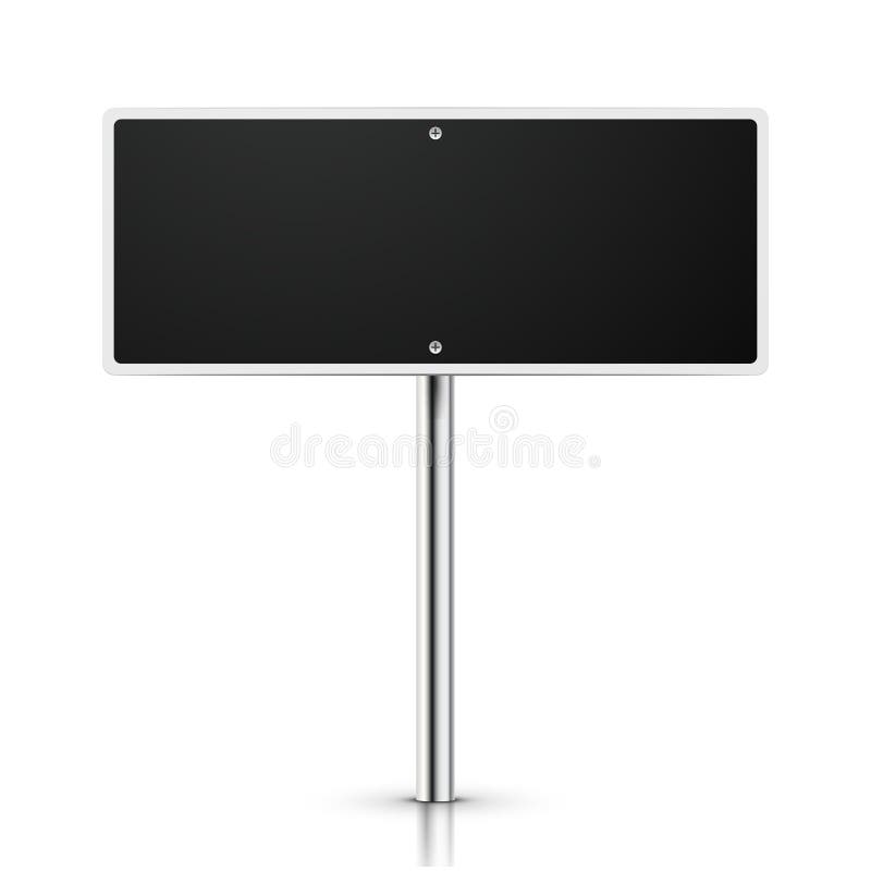 Blank Sign or Banner Template Stock Vector - Illustration of paint ...