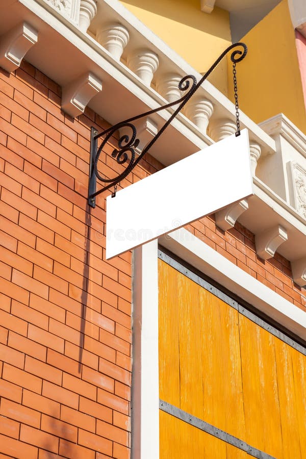 3,359 Hanging Blank Sign Post Stock Photos - Free & Royalty-Free Stock ...