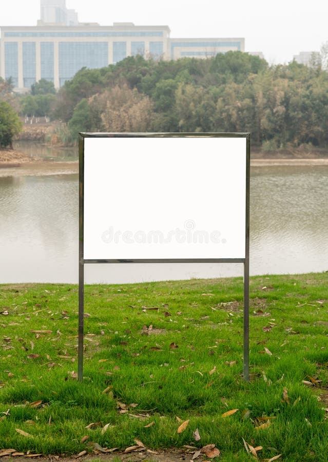 Blank sign board stock photo. Image of park, national - 286922040