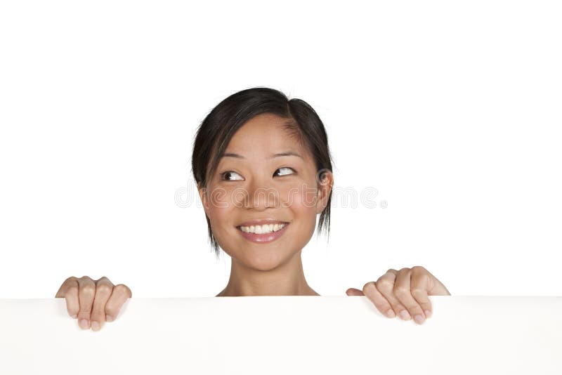 Blank Sign - College Student Stock Photo - Image of portrait, placard ...