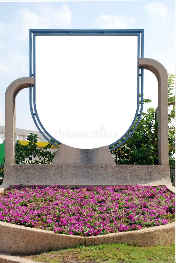 Blank Sign with a Copy Space Area Stock Photo - Image of copy, board ...