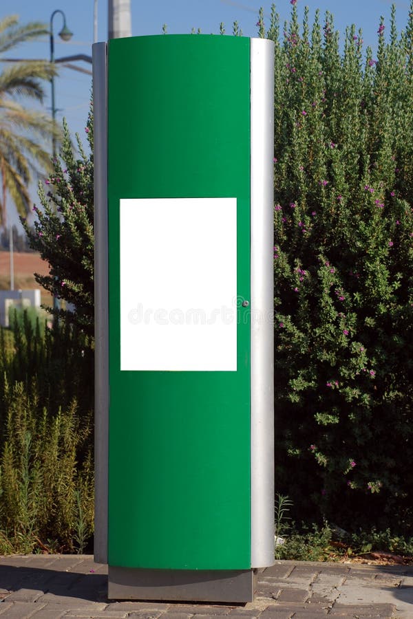 Blank Sign with a Copy Space Area Stock Photo - Image of billboard ...