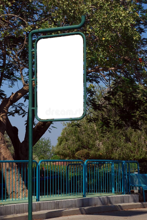 Blank Sign with a Copy Space Area Stock Photo - Image of marketing ...