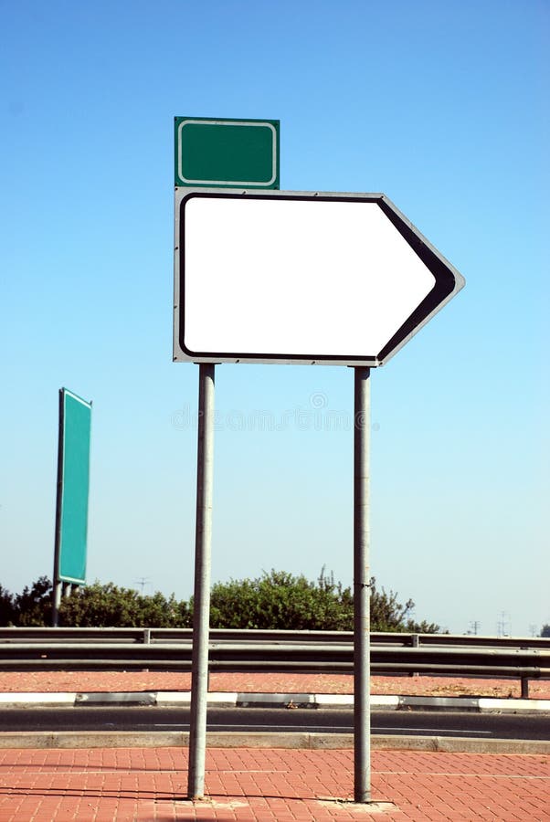 Blank Sign with a Copy Space Area Stock Image - Image of commercial ...