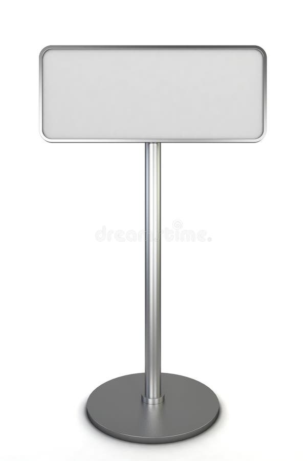 Blank sign stock illustration. Illustration of advert - 41555986