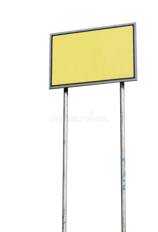 Blank Sign stock image. Image of advertisement, isolated - 4134973