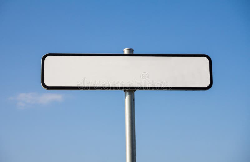Blank sign stock photo. Image of post, outdoor, information - 72082306