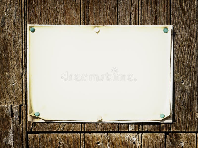 Old Blank Sign and Wall stock image. Image of worn, wooden - 26516667