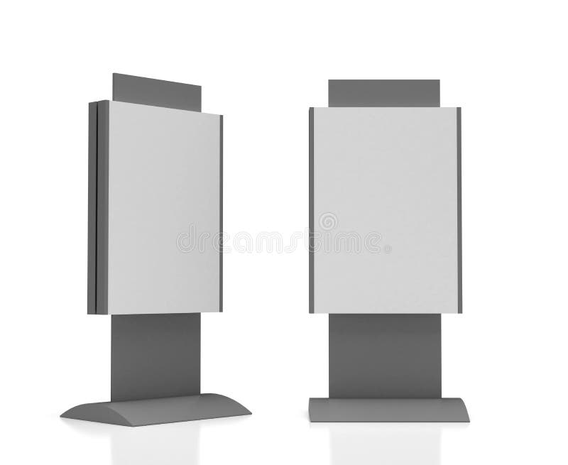 Blank Sign Tower stock illustration. Illustration of light - 53578403