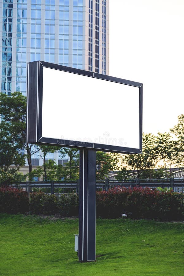 Blank signage stock image. Image of banner, business - 80965193