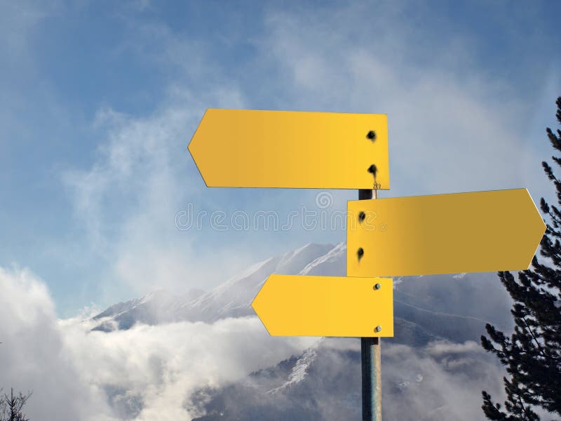 Blank Signal Series - Nature Stock Image - Image of clouds, sign: 3976595
