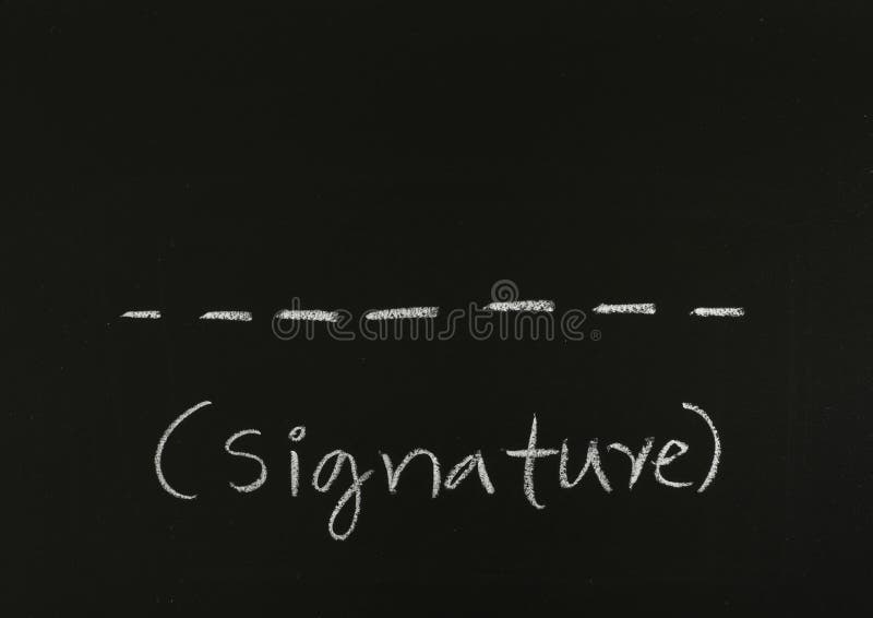 Pen and Blank Signature Paper Stock Photo - Image of plan, black: 26766778