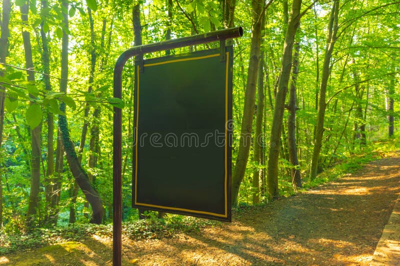 Blank Signboard Forest Daytime Stock Photos - Free & Royalty-Free Stock ...