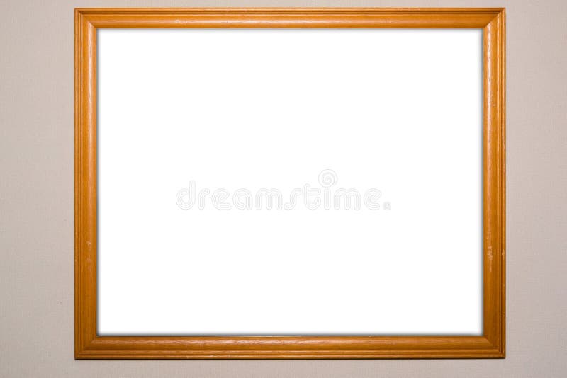 Blank Signboard Template for Text on the Wall. Stock Photo - Image of ...
