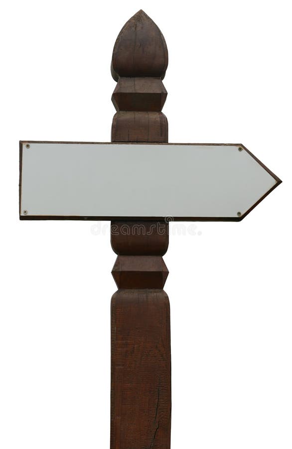 Blank signpost stock photo. Image of decision, wood, wooden - 27357022
