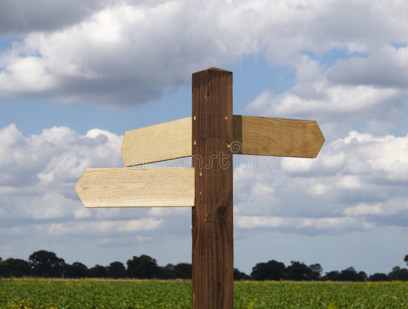 Signpost stock image. Image of choosing, alternative - 19547563