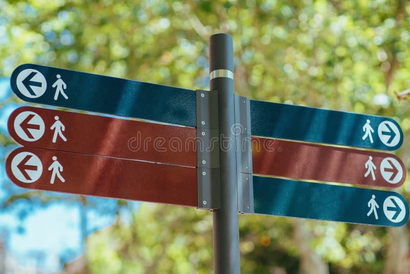 Blank signpost at summer stock photo. Image of billboard - 287620448